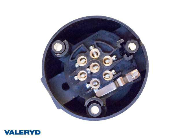 Stickdosa 7-pol, plast med dimkontakt