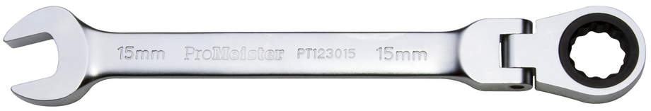 Ringspärrnyckel 72-tandad med flexibelt huvud