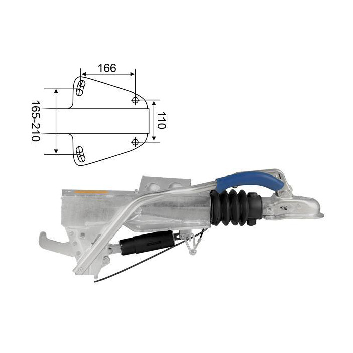 Påløpsbrems BPW ZAF 1,6-3; ZAF 1,5-2; 750-1500kg - Skyvbrems ...