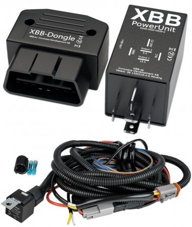 XBB Dongle OBD II & Powerunit - komplett paket