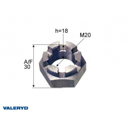 Kronmutter M20*1,5