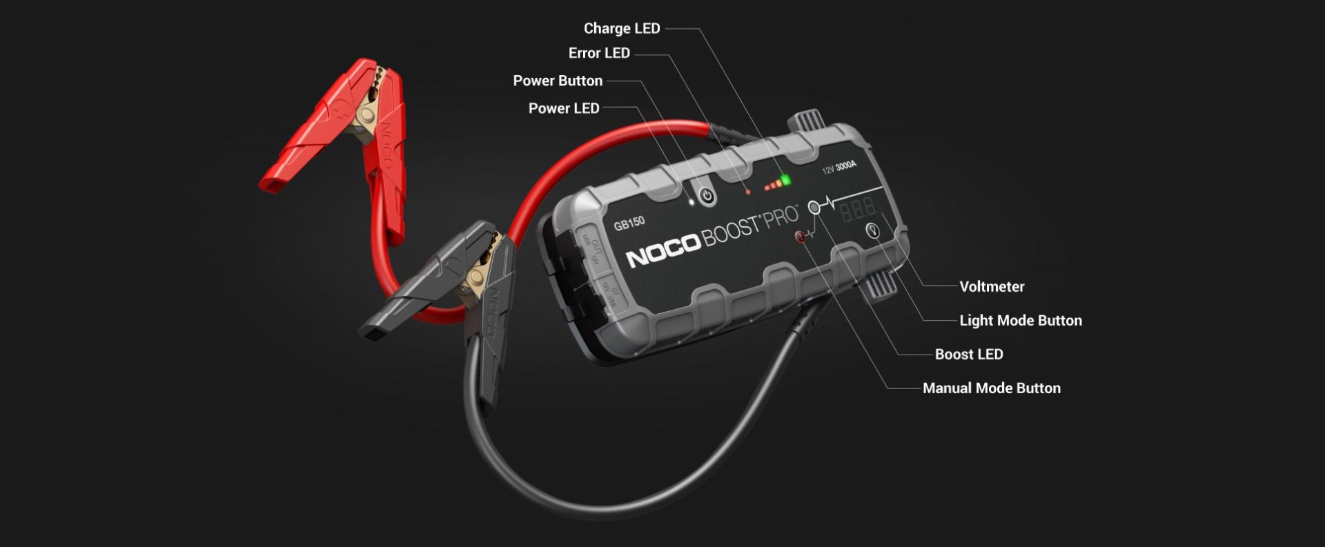 NOCO startbooster 3000 A - Boost Pro GB150