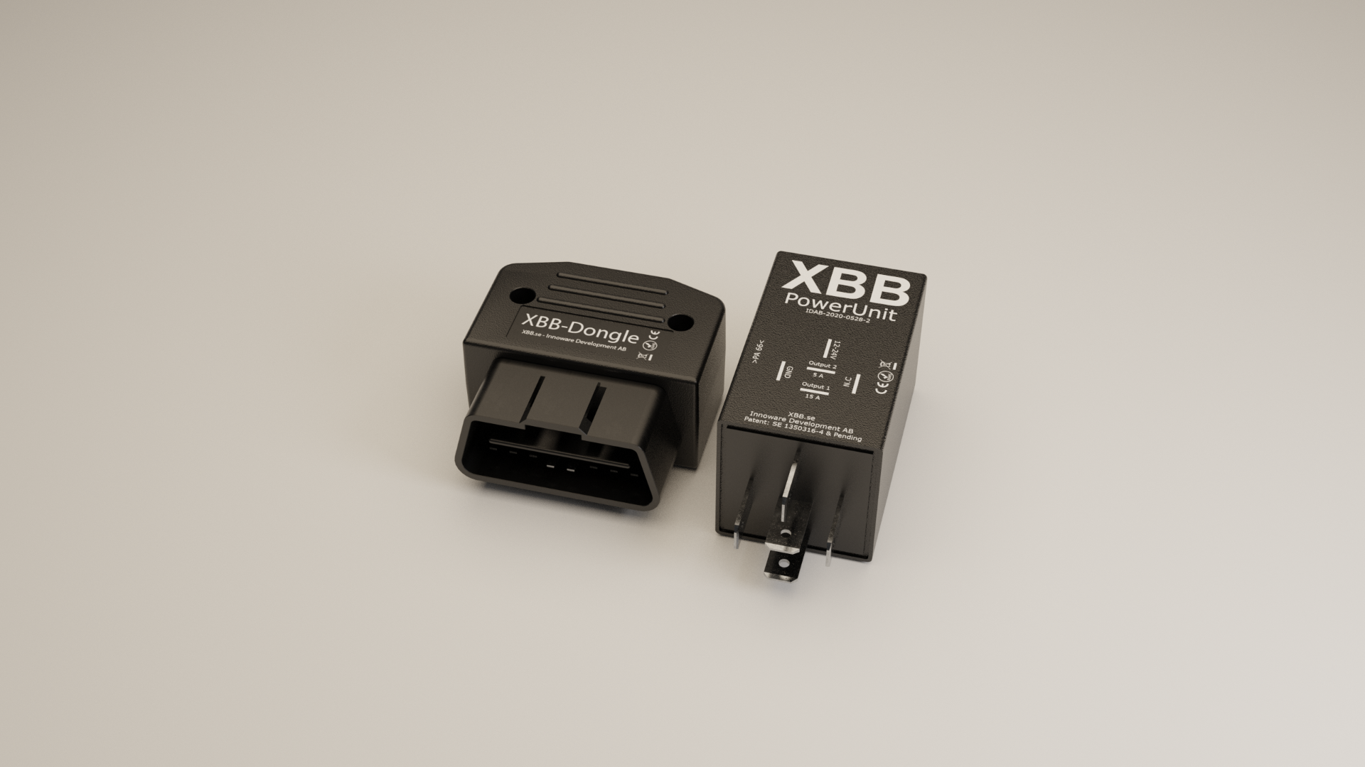 XBB Dongle OBD II & Powerunit - komplett paket